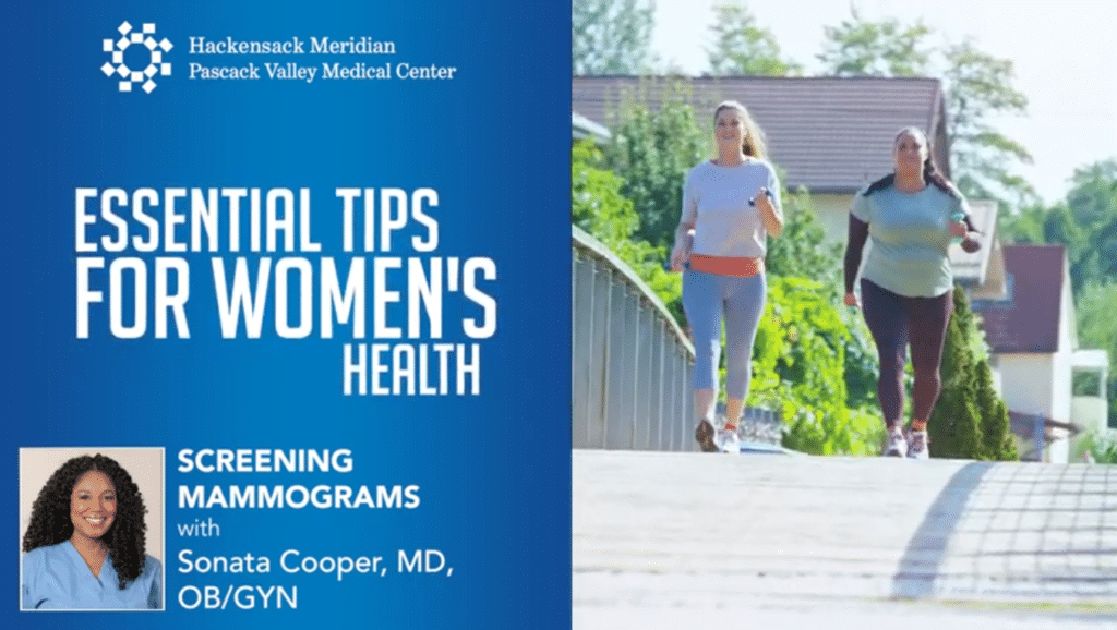 Essential Tips for Women's Health - Screening Mammograms - Hackensack ...